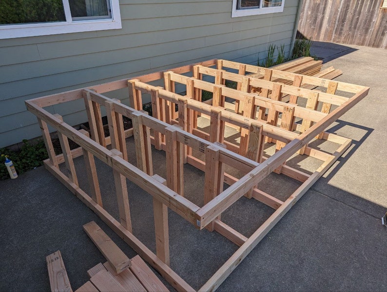 Ultimate 27-gallon Tote Storage Rack Plans | Garage Shelves Plans (4x5 ...