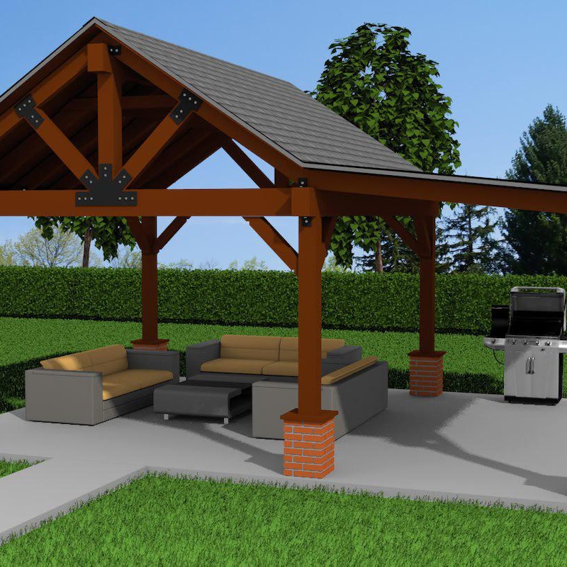 Pole Barn Pavilion - Etsy