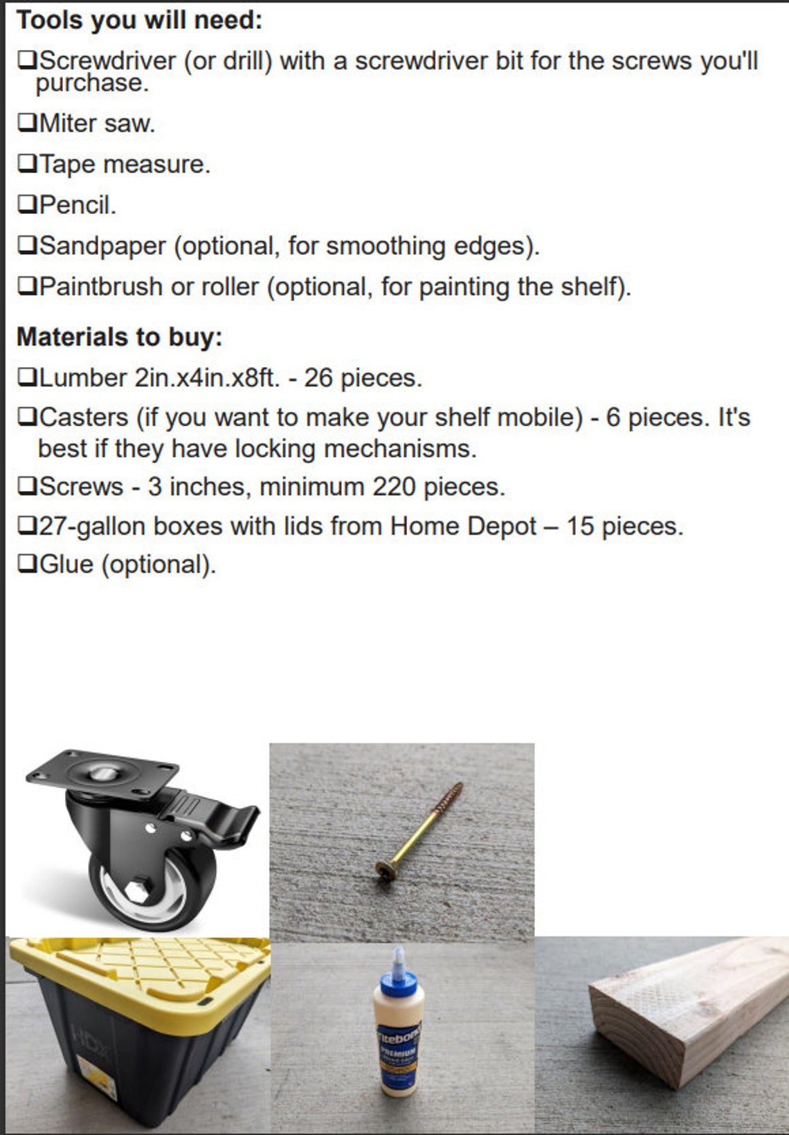 Ultimate 27-gallon Mobile Tote Storage Rack Plans | Garage Shelves ...