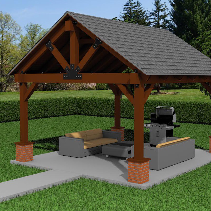 Sheds With Pavilion - Etsy