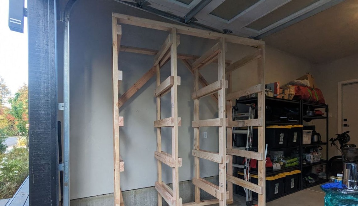 Ultimate 27-gallon Mobile Tote Storage Rack Plans | Garage Shelves ...