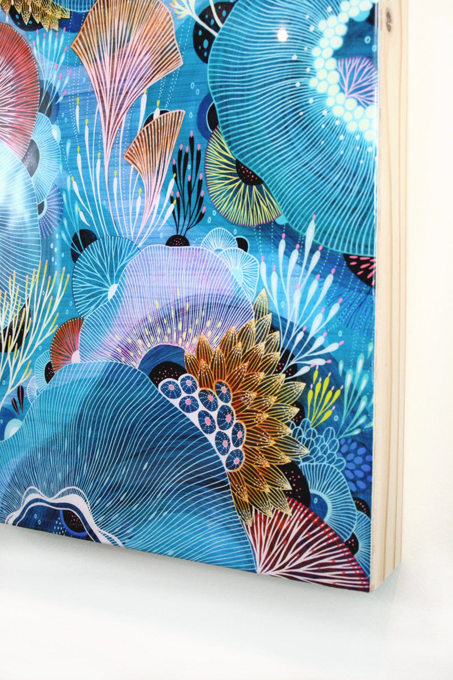 Vanish - Resin-coated Art Print on Wood Panel - Etsy