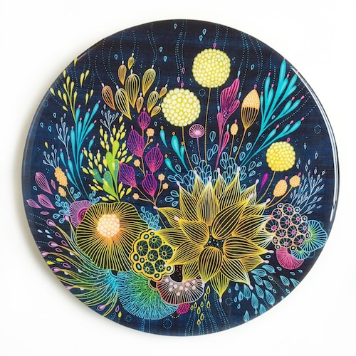 Biome Resin-coated Print on Wood Panel - Etsy