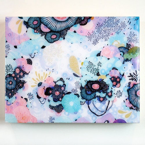 Biome Resin-coated Print on Wood Panel - Etsy