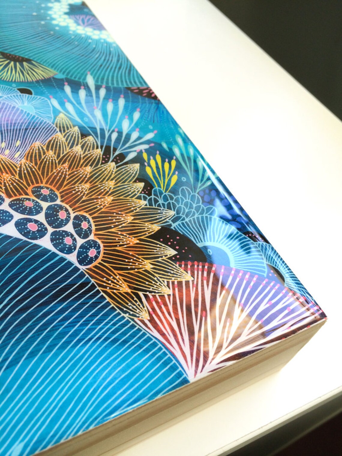 Vanish - Resin-coated Art Print on Wood Panel - Etsy