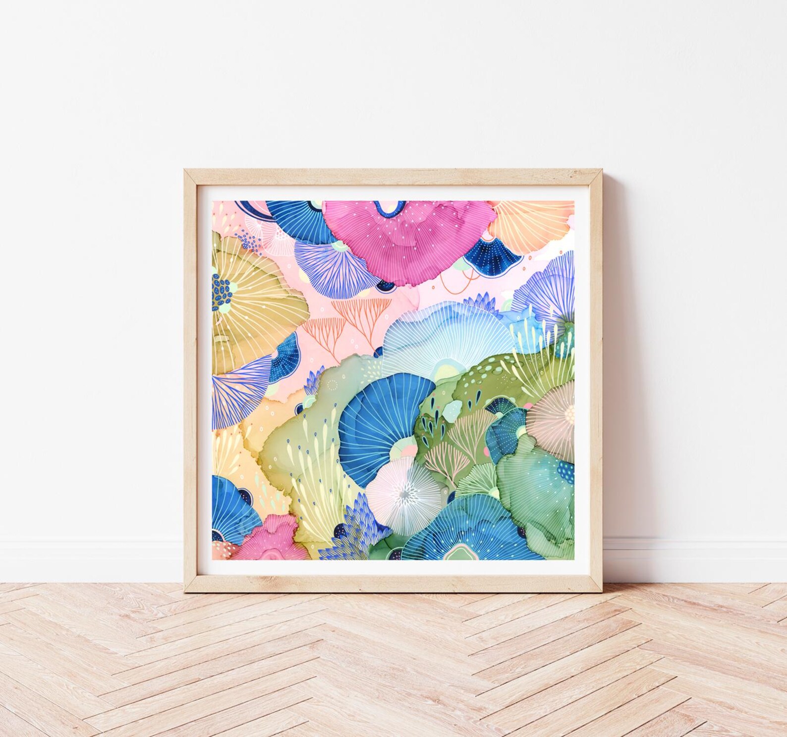 Abstract Art Print - Bend by Yellena James - Large Print Sizes Avalable ...