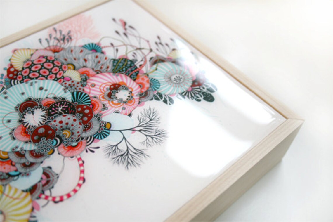 Biome Resin-coated Print on Wood Panel - Etsy