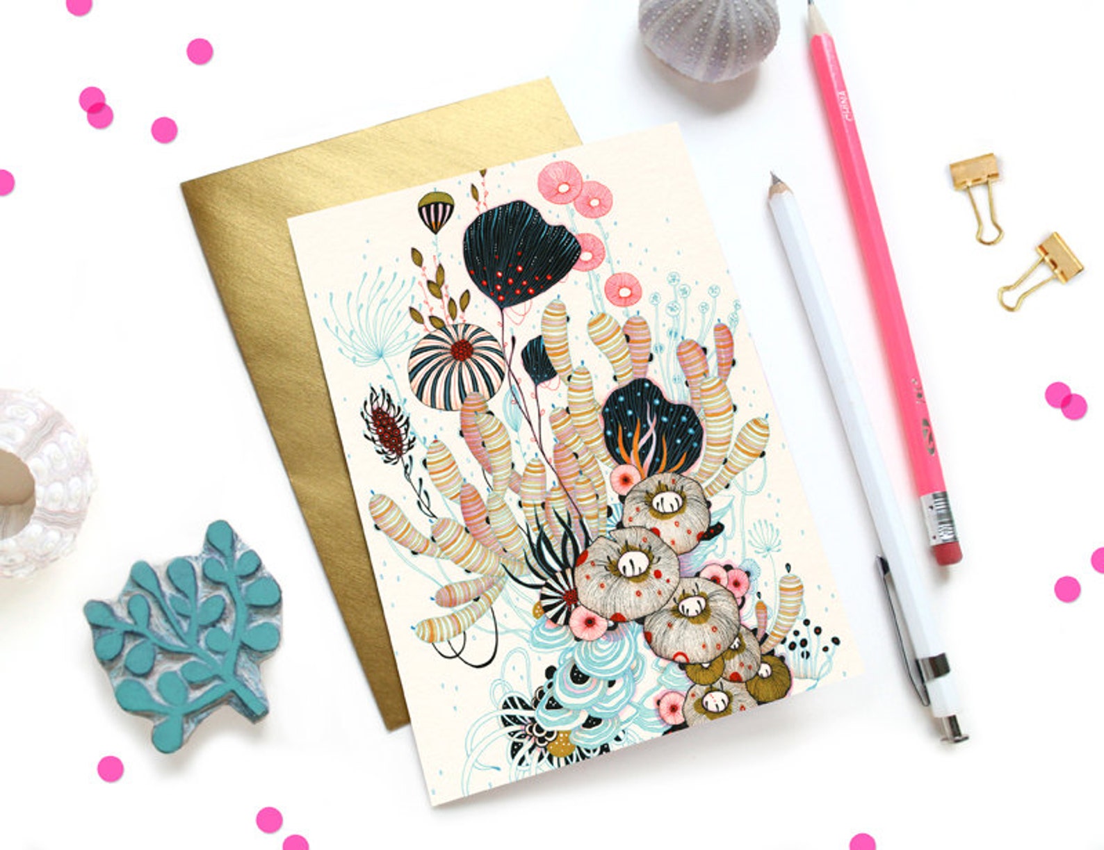 Card Note Card Flit - Etsy