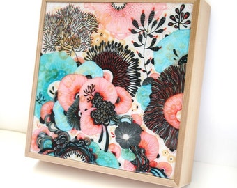 Biome Resin-coated Print on Wood Panel | Etsy