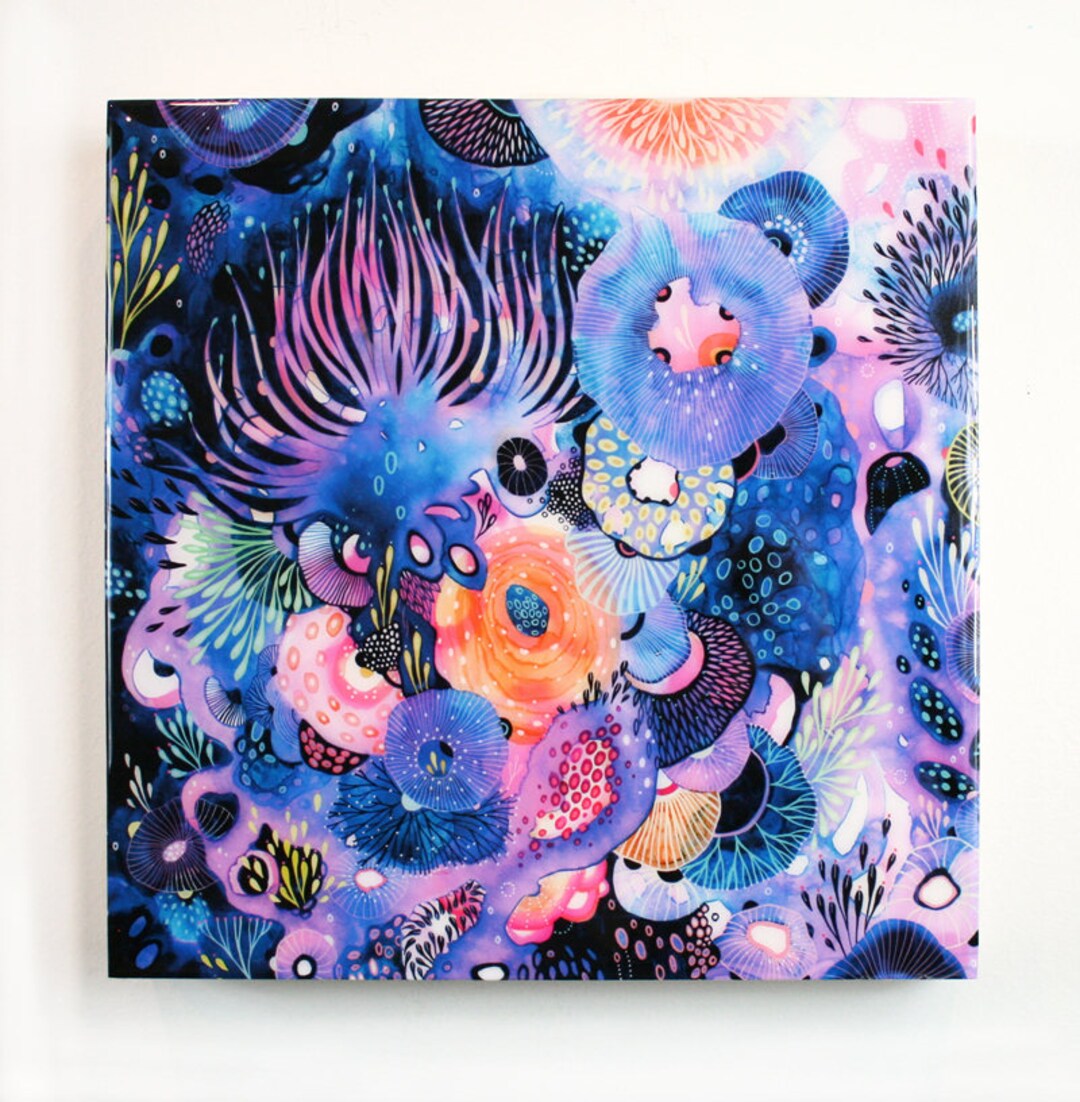 Reach - Resin-coated Art Print on Wood Panel 12x12 - Etsy