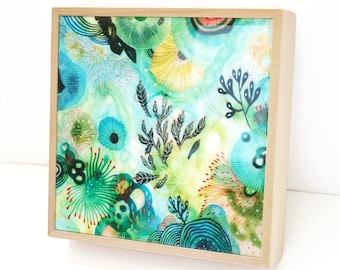 Biome Resin-coated Print on Wood Panel | Etsy