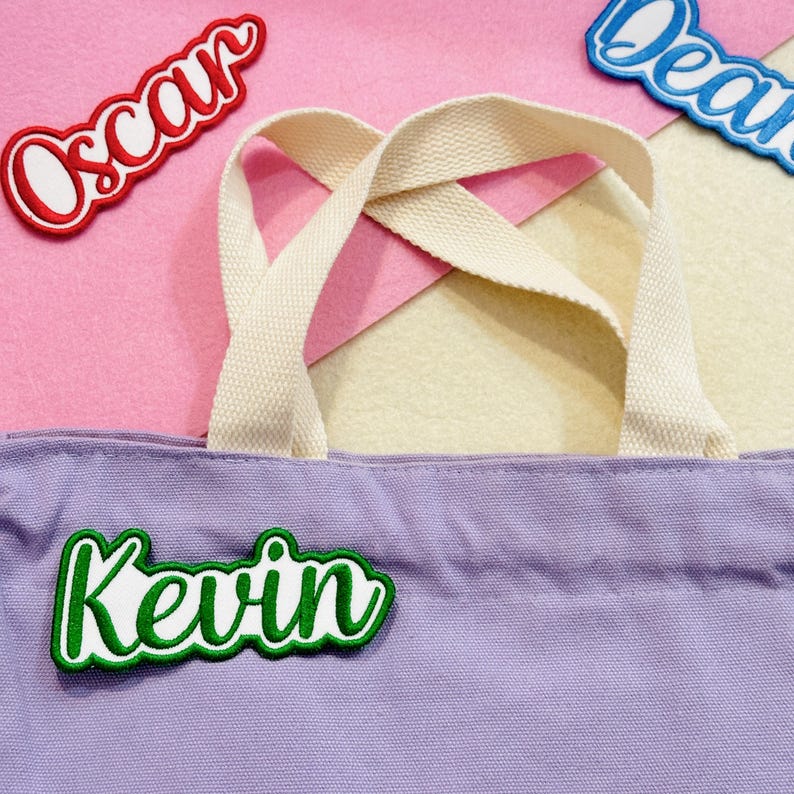 Personalized Embroidered Name Patch, Custom Sew,iron-on Applique - Etsy