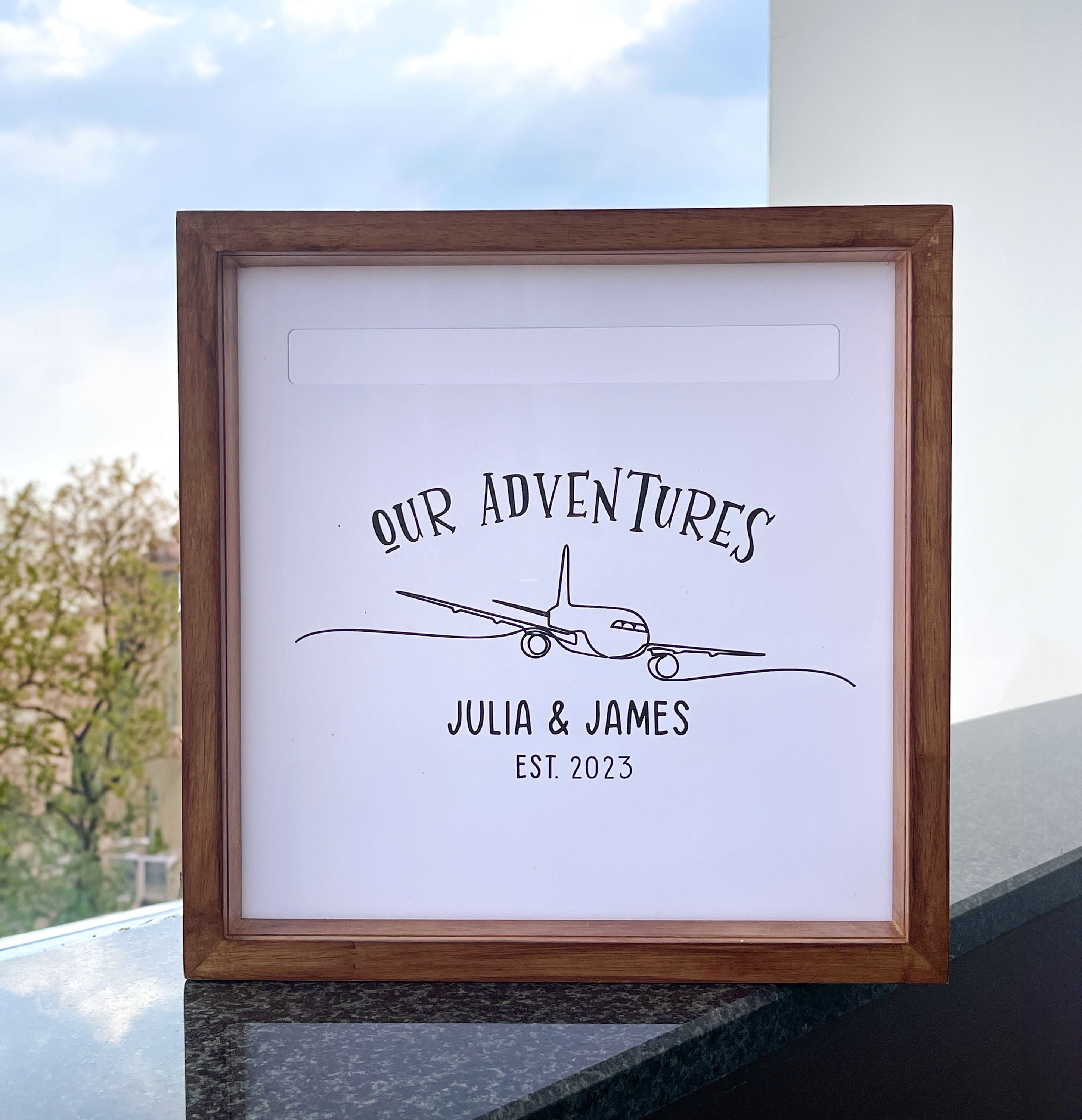 Personalized Our Adventures Box, Couple Adventure Archive Box, Wooden ...