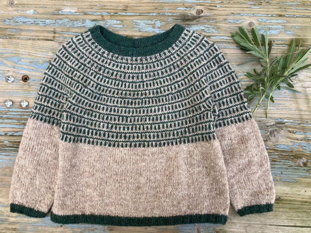 Colorwork Yoke Sweater Knitting Pattern: Toddler & Kids (PDF Pattern ...