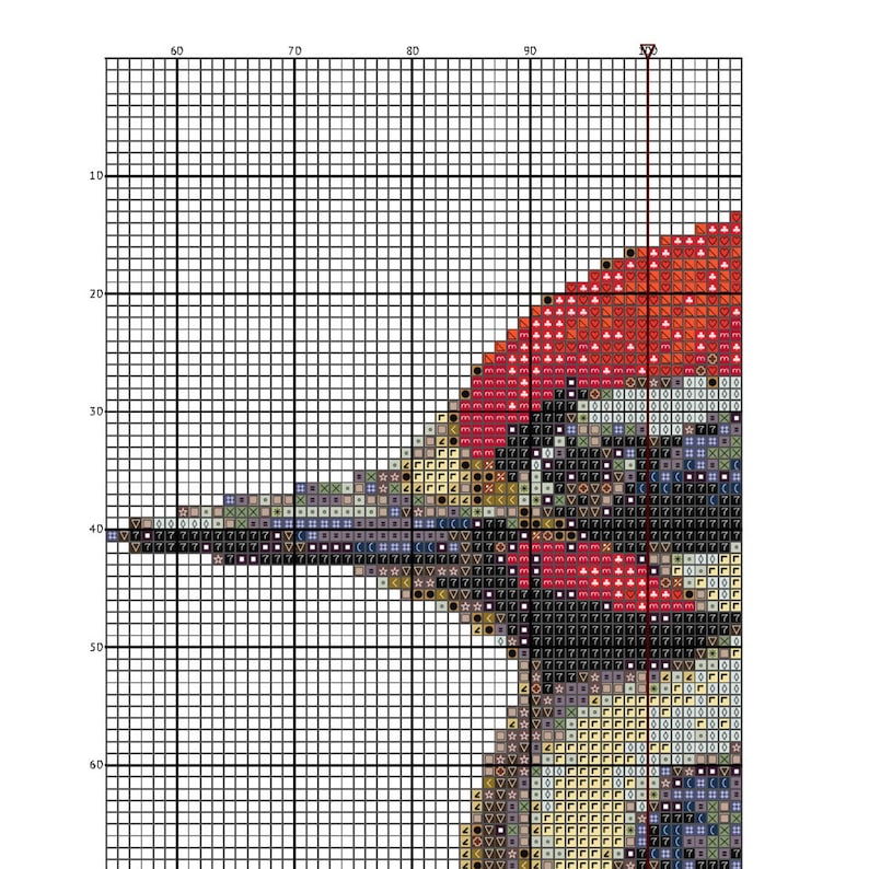 Woodpecker Cross Stitch Pattern Instant PDF Download - Woodland ...
