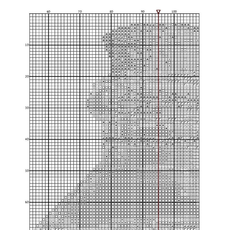 Fish Cross Stitch Pattern Instant PDF Download - Golden Fish in Bottle ...