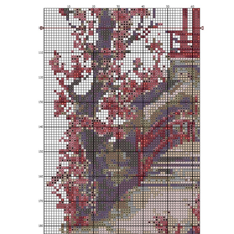 Japanese Landscape Cross Stitch Pattern Instant PDF Download - Japanese ...