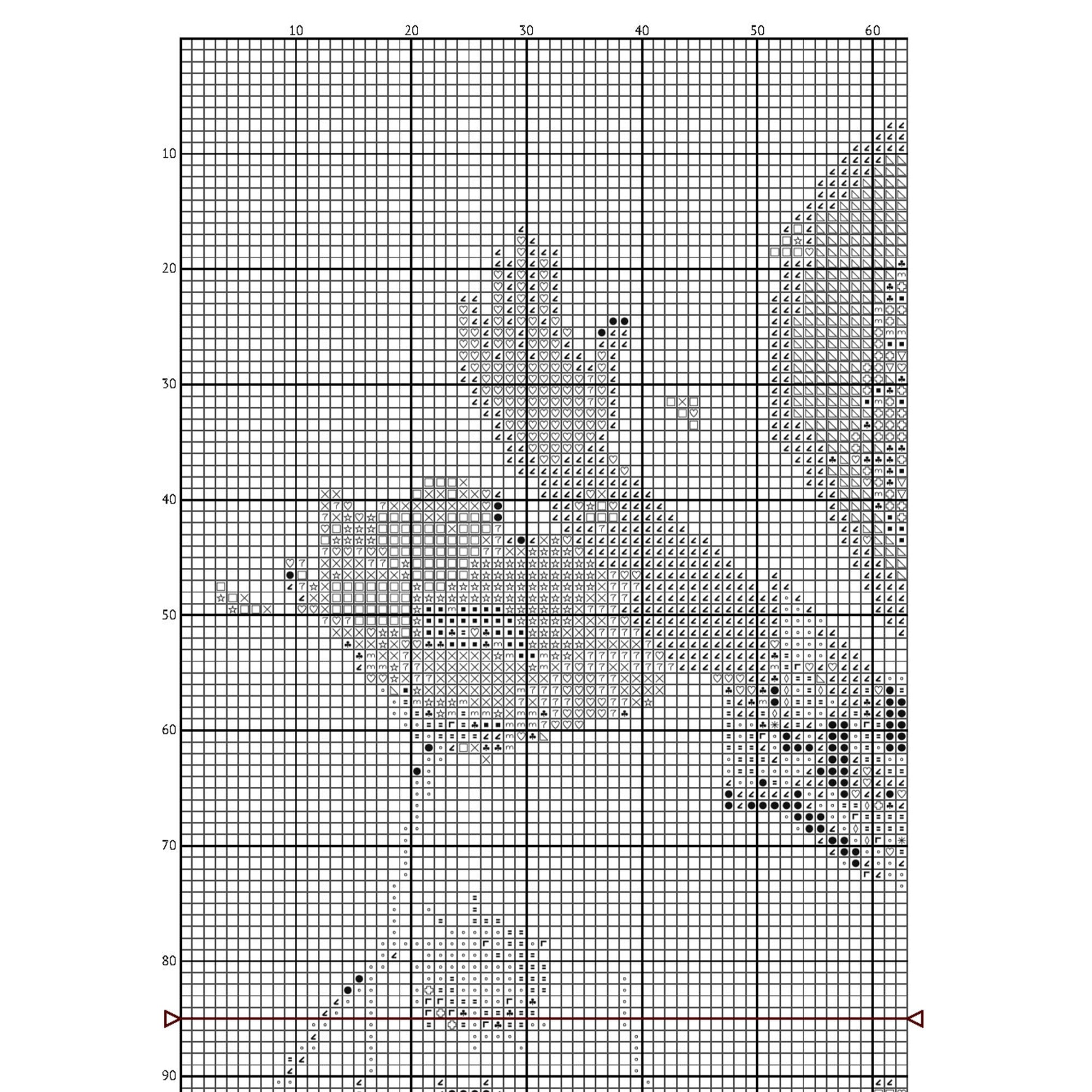 Boy Cross Stitch Pattern Instant PDF Download Boy and Poppies ...