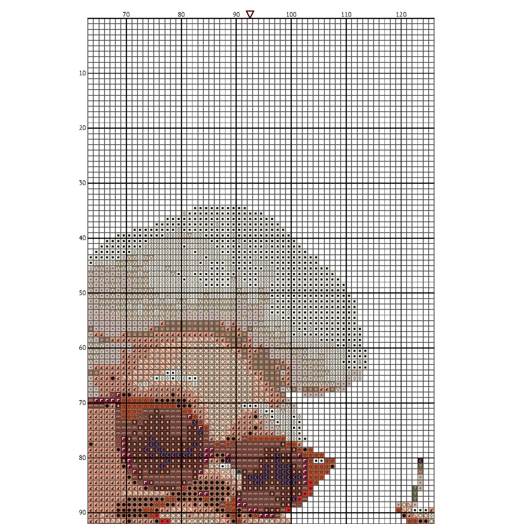 Grandma Cross Stitch Pattern Instant PDF Download - Grandma in a ...