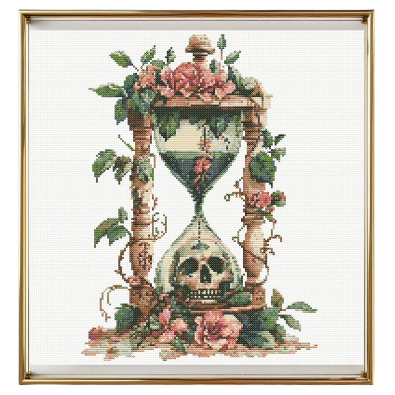 Hourglass Cross Stitch Pattern Instant PDF Download-hourglass With ...