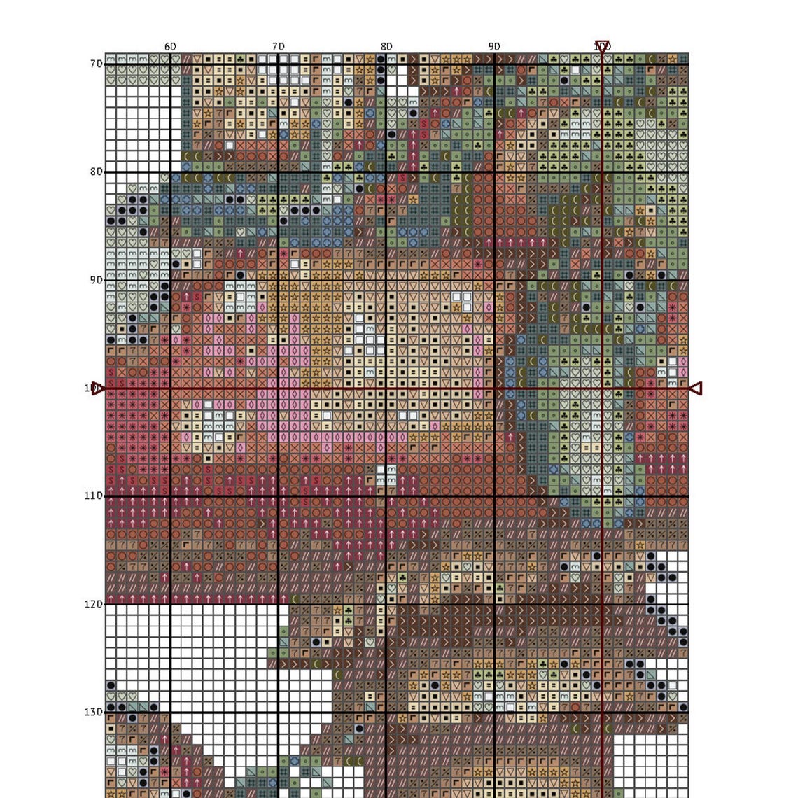 Fairy Cross Stitch Pattern Instant PDF Download - Fairy on Mushroom ...