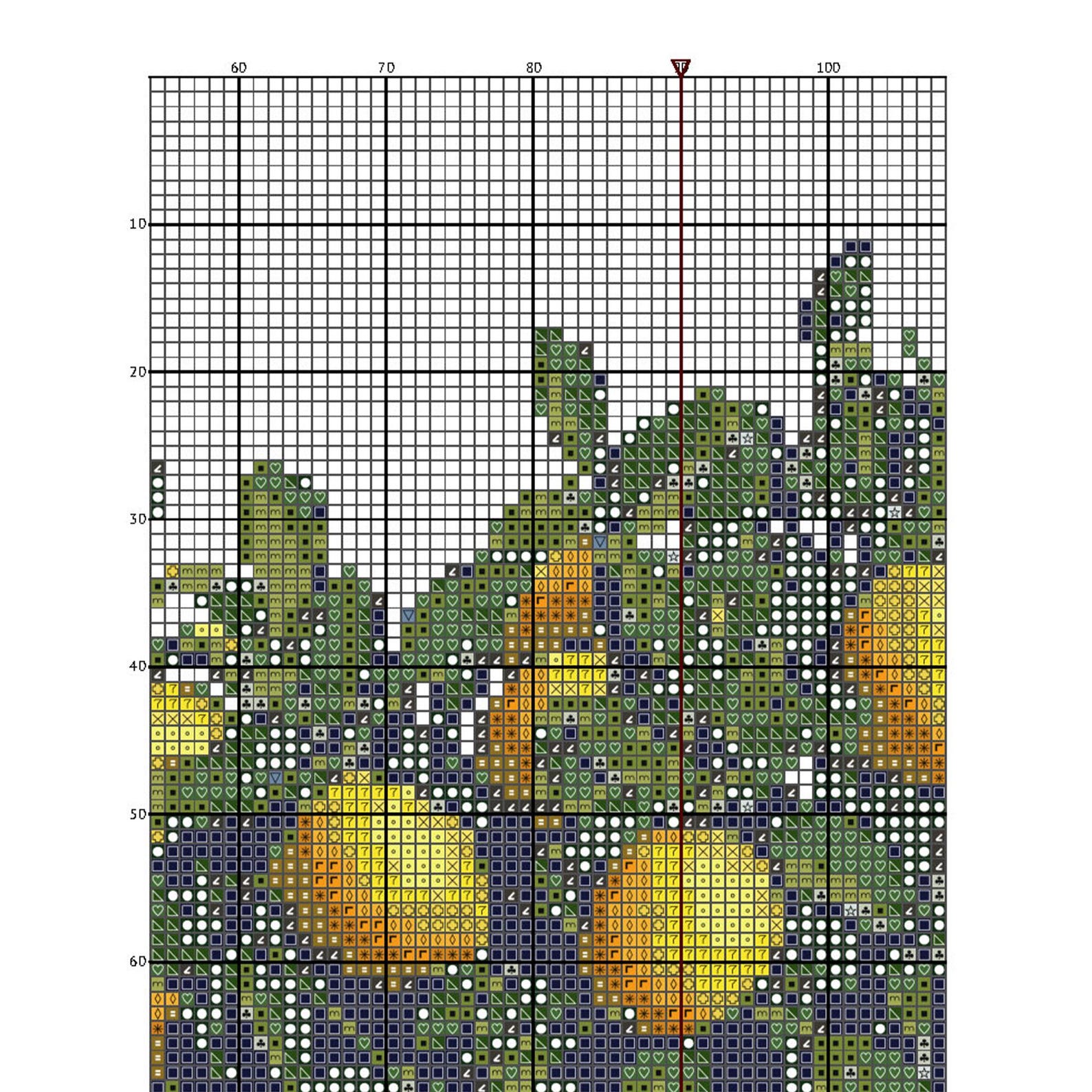 Lemon Cross Stitch Pattern Instant PDF Download - Lemon in a Pot ...