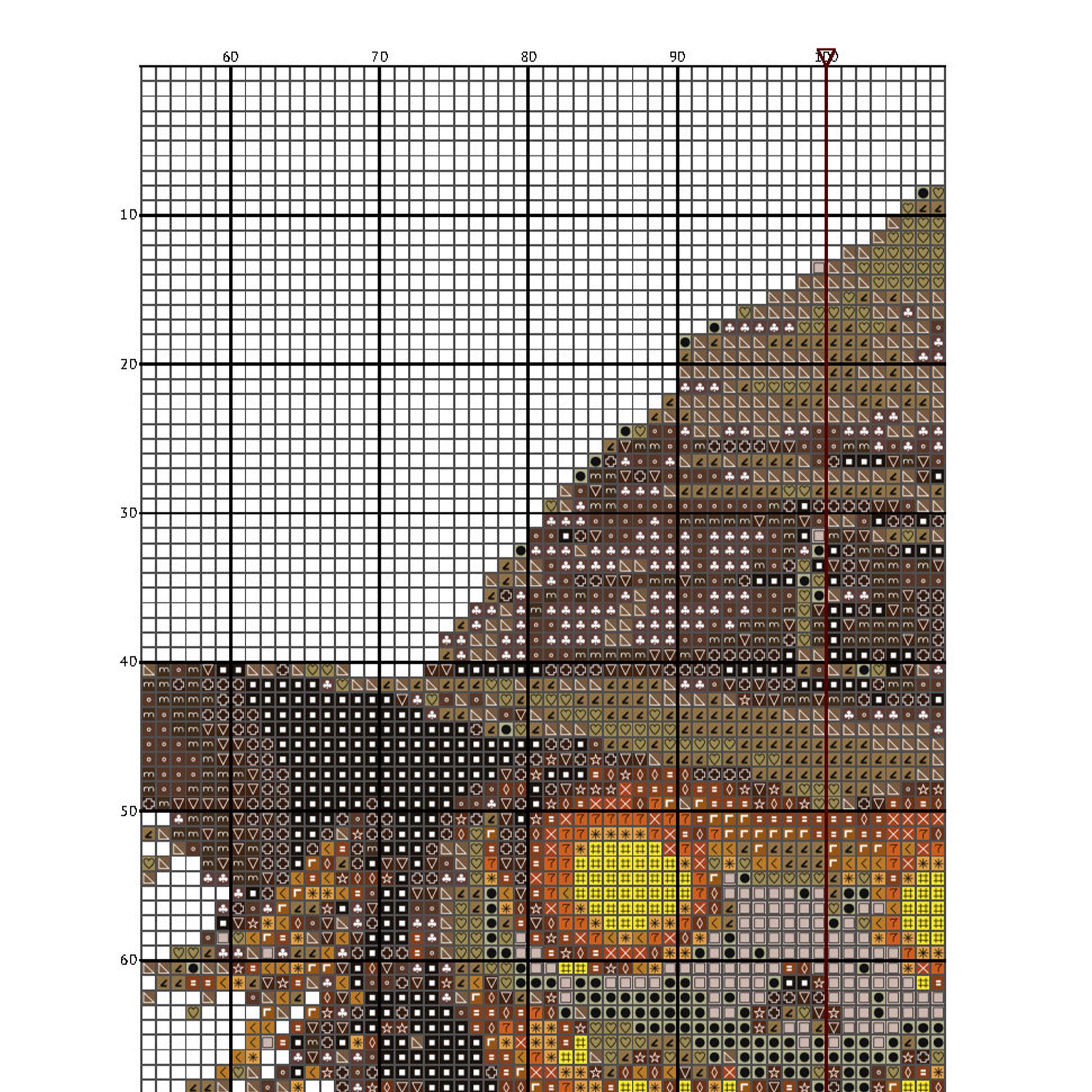 Scarecrow Cross Stitch Pattern Instant PDF Download - Scarecrow ...