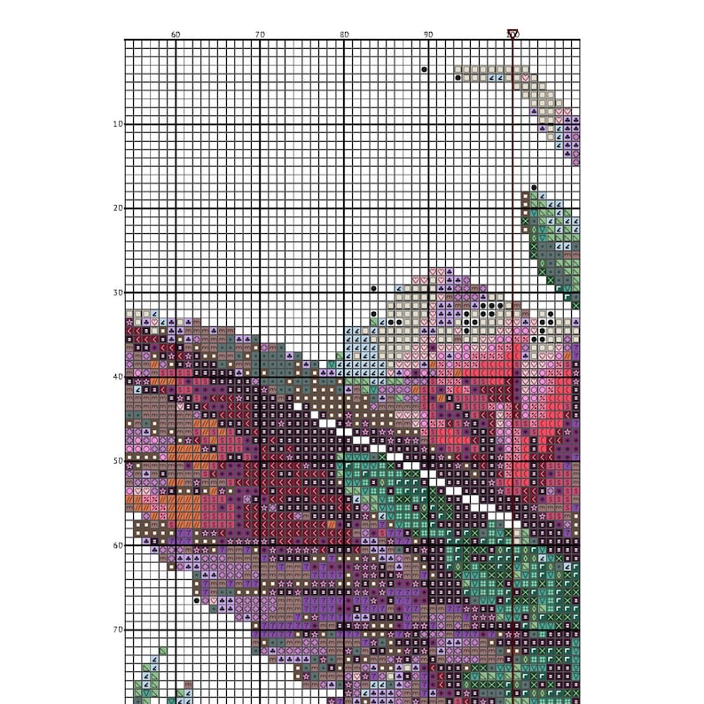 Hummingbird Cross Stitch Pattern Instant PDF Download - Hummingbird ...