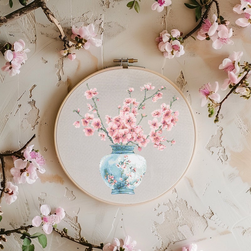 Japanese Cherry Vases - Etsy