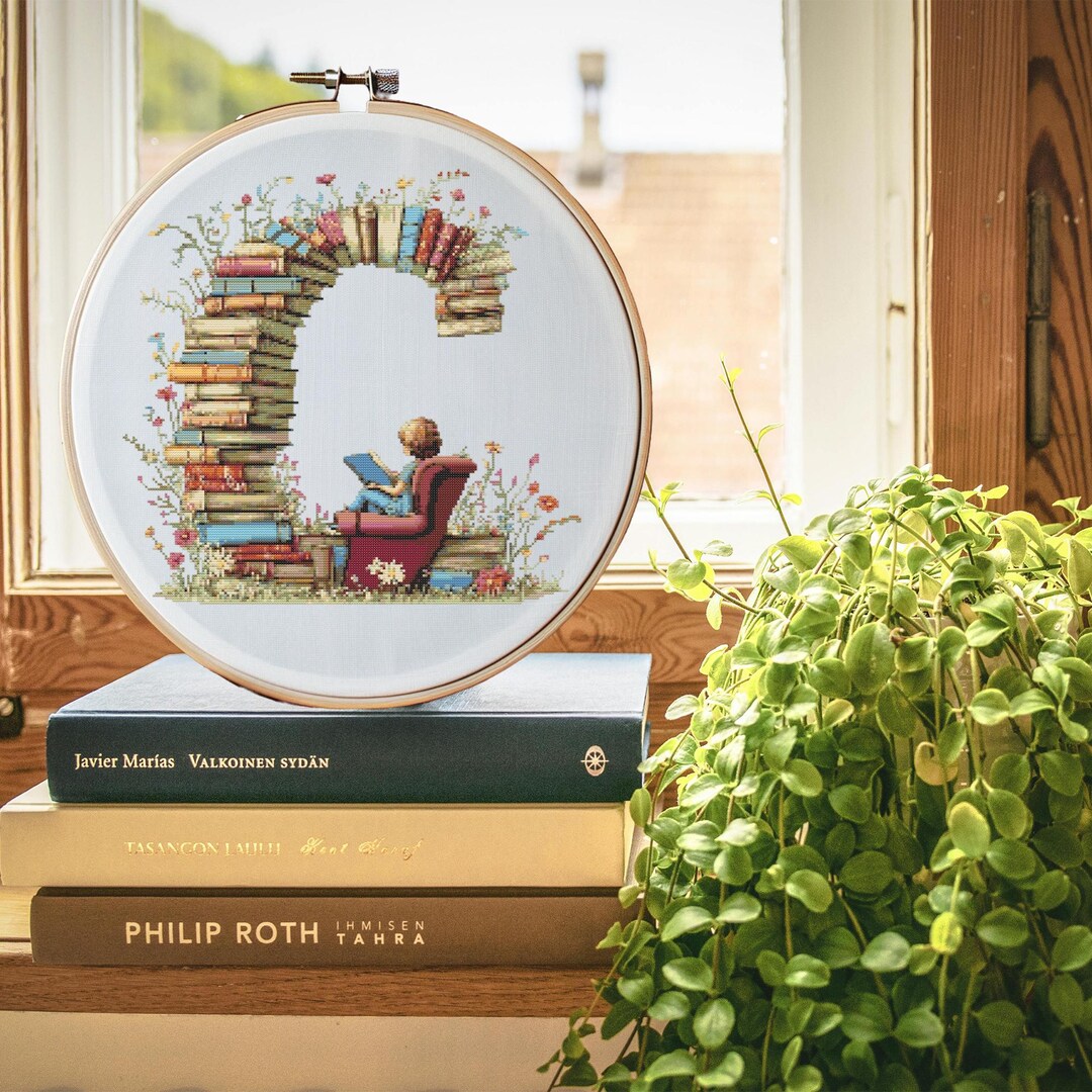Monogram Cross Stitch Pattern Instant PDF Download - Letter "c ...