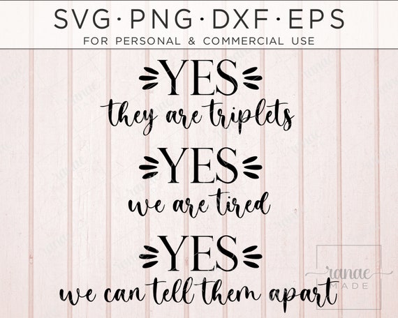 Triplets Svg Triplet Mom Svg Triplet Mama Svg Triplet Dad | Etsy