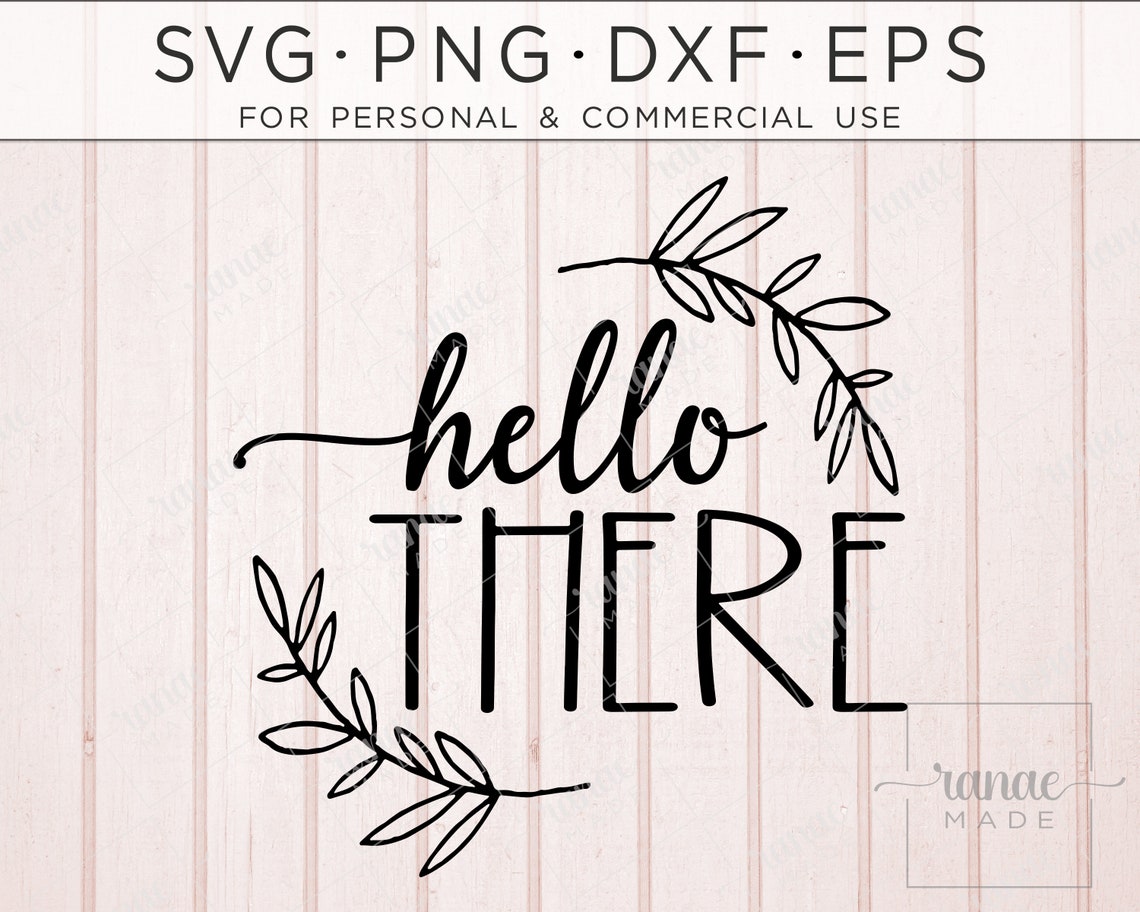 Hello There Svg Doormat Svg Front Door Svg Door Decal Svg | Etsy