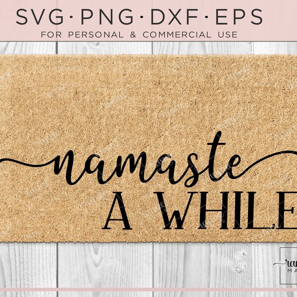 Namaste Front Door Sign - Etsy