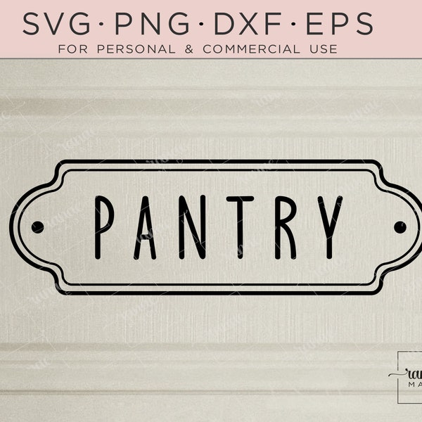 Pantry Svg - Etsy