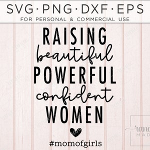 Girl Mom Svg, Girl Power Svg, Strong Women Svg, Raising Daughters Svg ...