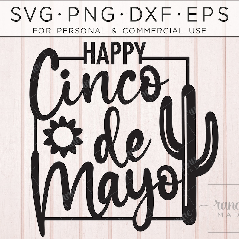 Cinco De Mayo Svg - Etsy