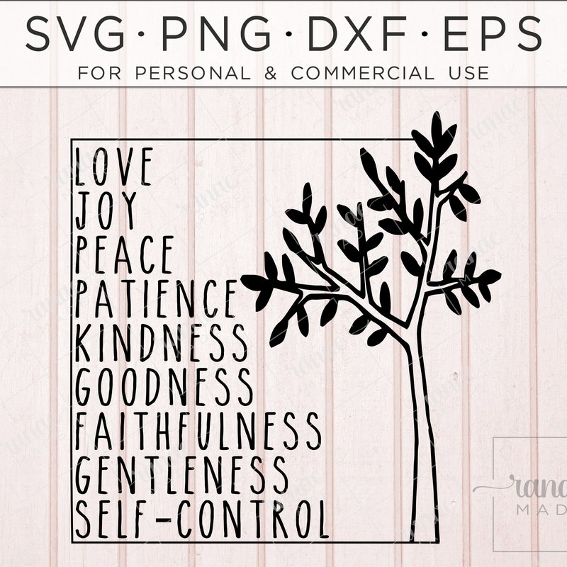Fruit of the Spirit Svg - Etsy
