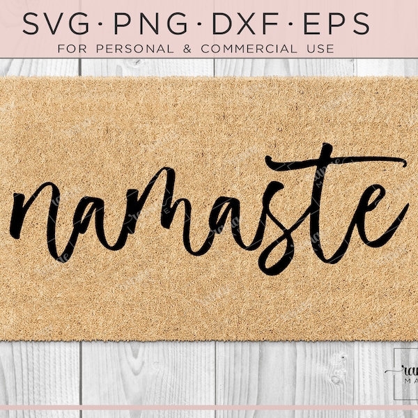 Namaste Front Door Sign - Etsy