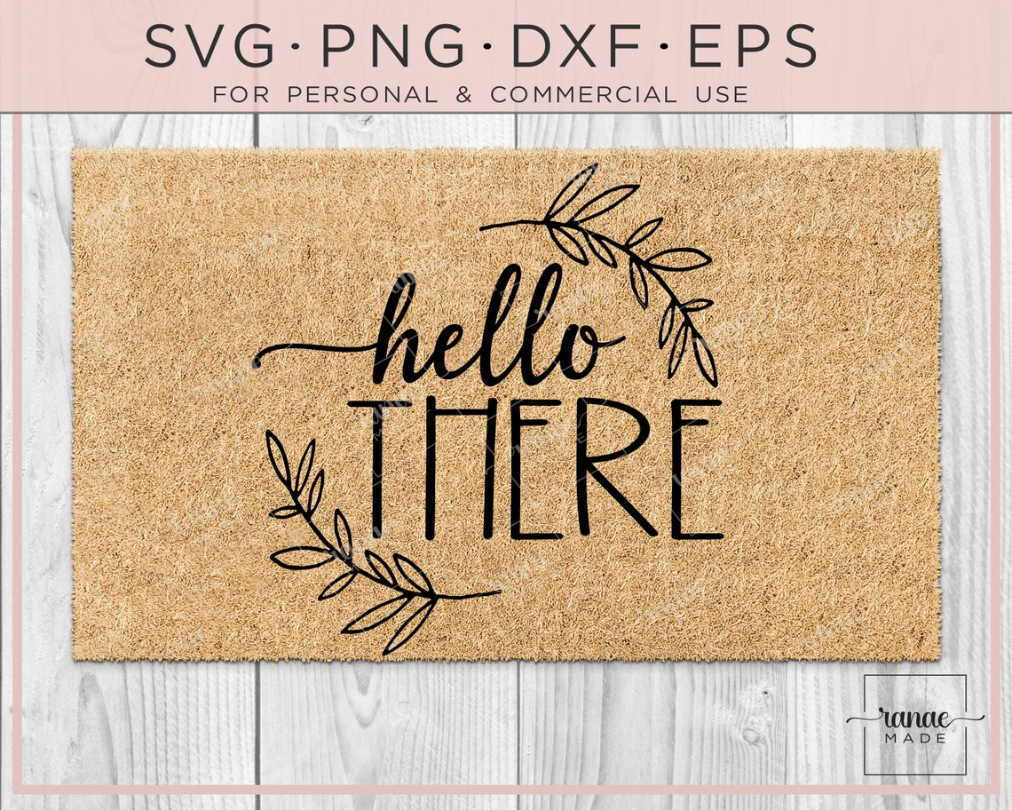 Hello There Svg Doormat Svg Front Door Svg Door Decal Svg | Etsy