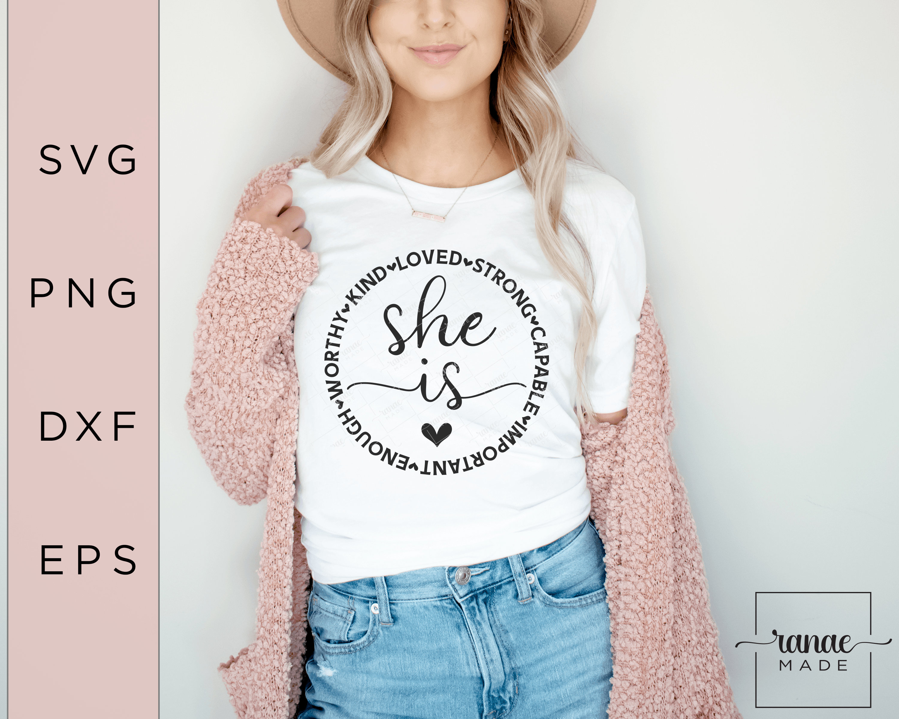 Girly Svg Motivational Svg Feminist Svg She is Strong Svg - Etsy