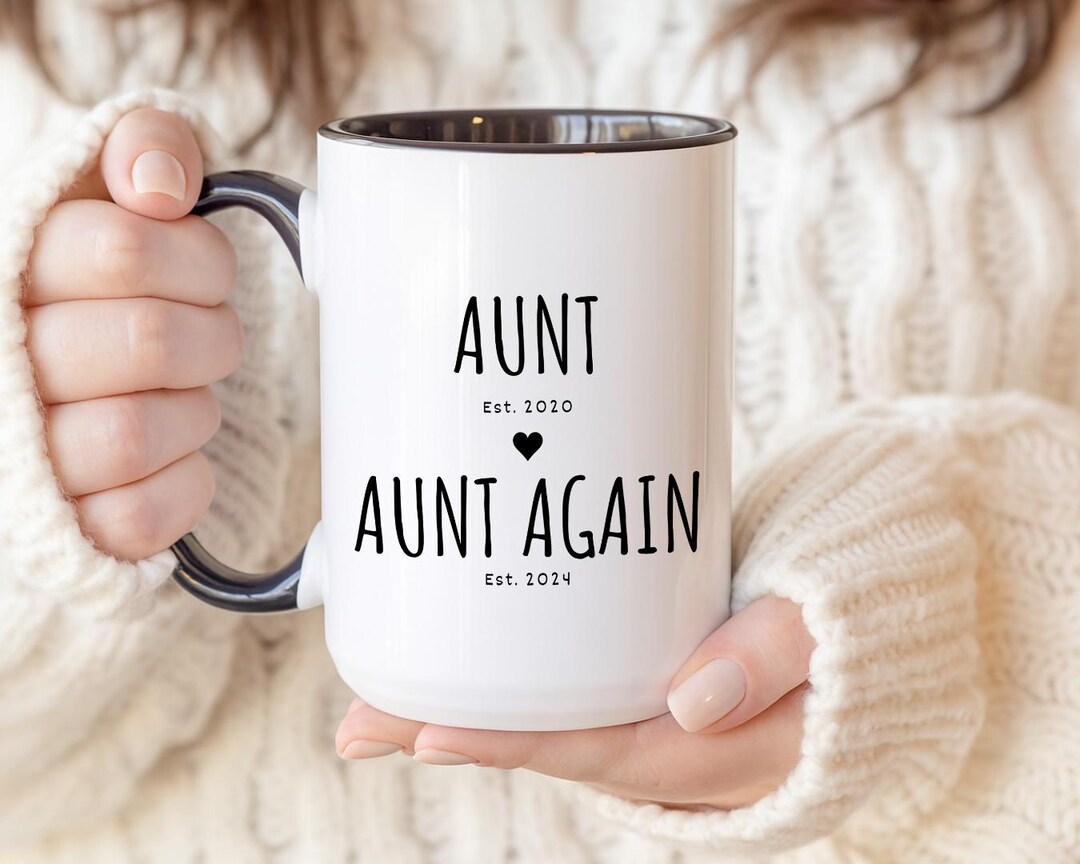 Aunt Again Mug, Auntie Mug, Aunt Life, Auntie Again, Aunt Announcement ...