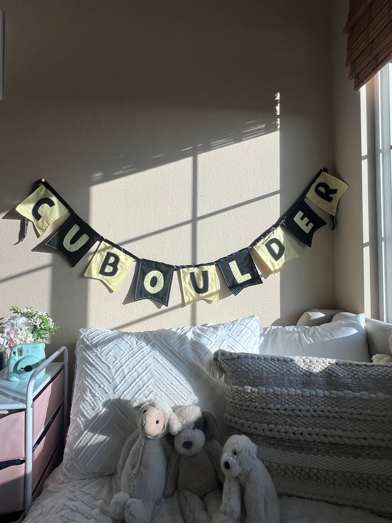 CU Boulder Bunting - Etsy