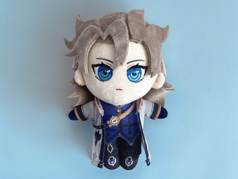 Albedo Genshin Impact Plush Doll, Cute Anime Character Toy, Collectible ...