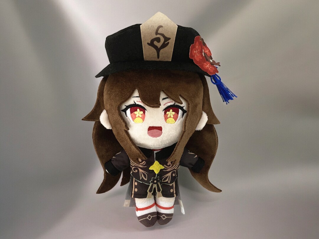Hu Tao Genshin Impact Plush Doll, Cute Anime Character Toy, Collectible ...