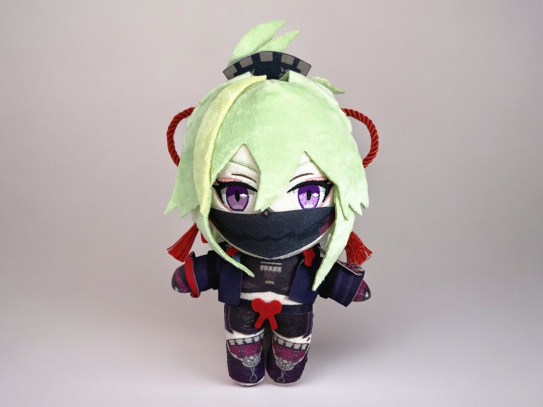 Kuki Shinobu Genshin Impact Plush Doll, Cute Anime Character Toy ...