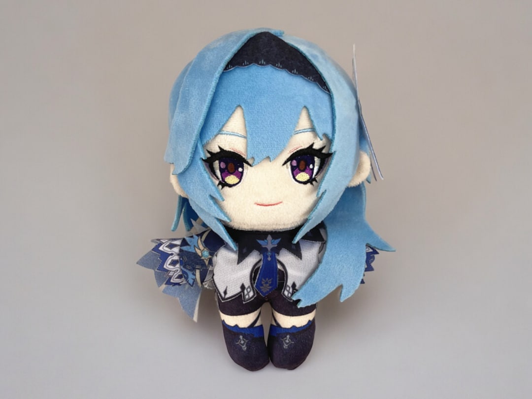Eula Genshin Impact Plush Doll, Cute Anime Character Toy, Collectible ...