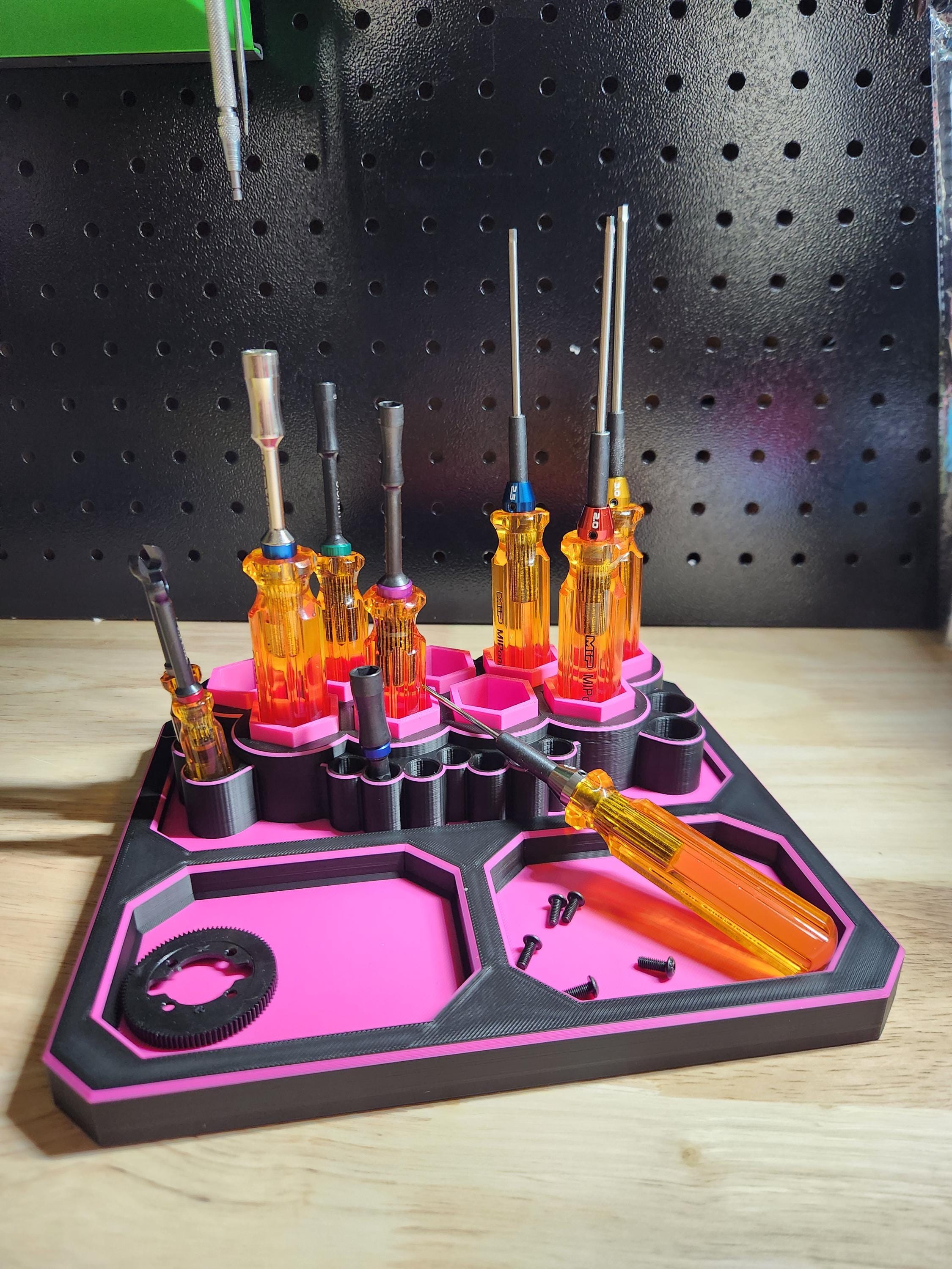 RC Tool Organizer With Parts Tray for MIP, Hudy, Protek Hex and Nut ...