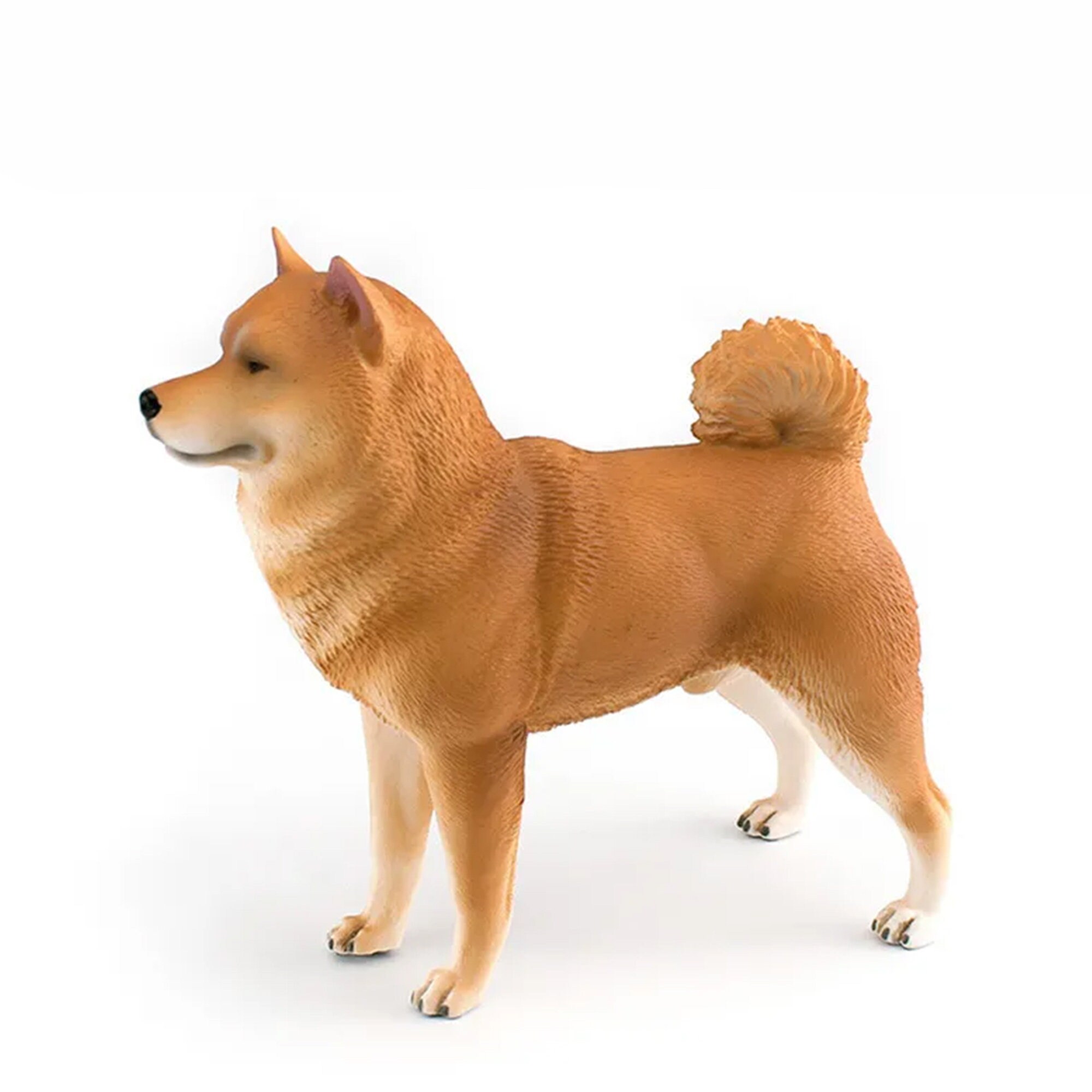Simulated Pet Dog Miniature Model, Solid Shiba Inu, Golden Retriever ...