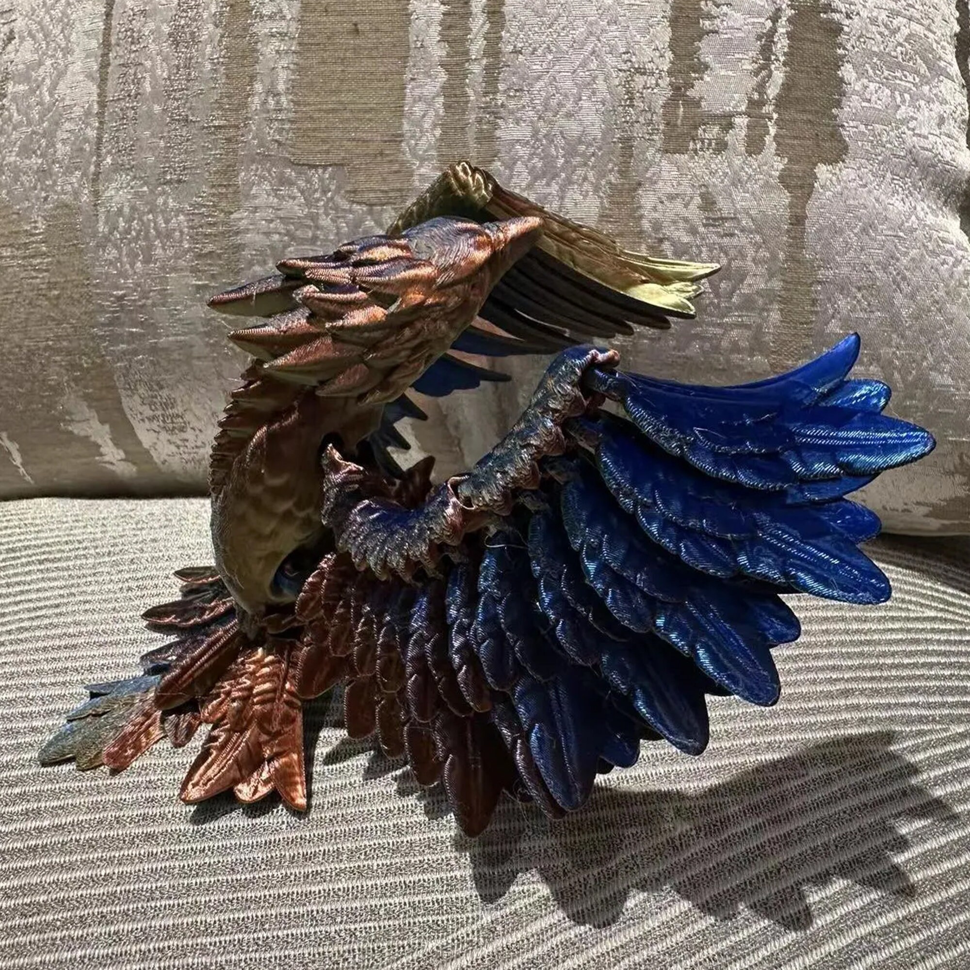 3d Printed Gryphon Bird Miniature Model Creative Figure, Phoenix Model ...