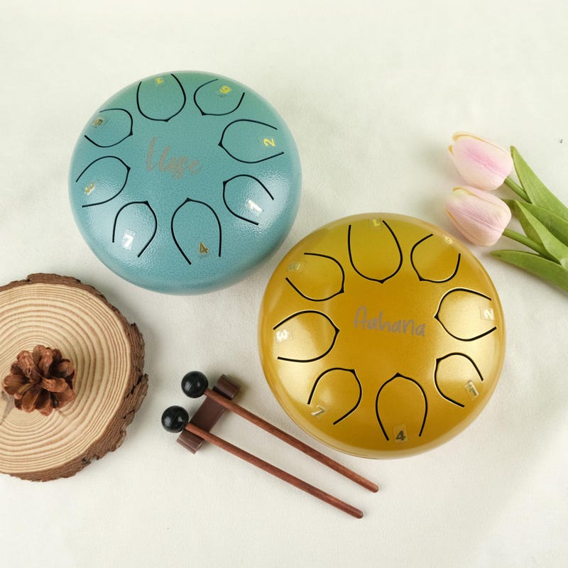 Steel Tongue Drum With Bag - Etsy UK